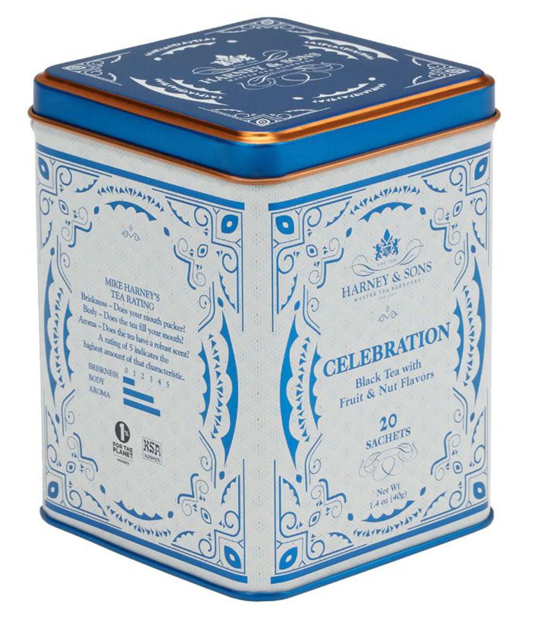 Celebration Tea (20 Sachets) - Black Tea with Fruit & Nut Flavour ...